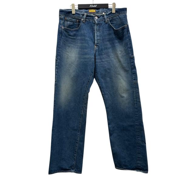 ヒューマンメイド HUMAN MADESTRAIGHT DENIM PANTS FUTURE デニムパンツ HM31PT002【ランク】「中古品・比較的綺麗な商品」【詳細説明】ヒューマンメイドのSTRAIGHT DENIM PANTS FU...