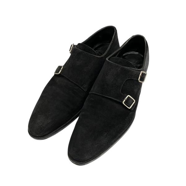 クロケット＆ジョーンズ Crockett ＆ Jones【LANGLEY】 ダブルモンクシューズ X54797【ランク】「中古品・汚れ、ダメージのある商品」【詳細説明】クロケット＆ジョーンズの【LANGLEY】 ダブルモンクシューズ X54...