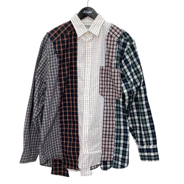カラー／ビーコン kolor／BEACONswitching check shirt チェック 長袖シャツ 20SBM-B01143【ランク】「中古品・比較的綺麗な商品」【詳細説明】カラー／ビーコンのswitching check shir...