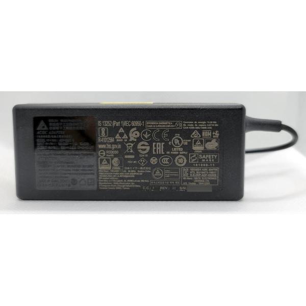 【発売日：2024年02月17日】※必ずコネクタ接口のサイズを確認くださいませ!【製品仕様】■型番：ADP-65DE B■OUTPUT： 19V 3.42A■INPUT：100-240V 50-60Hz 1.7A■DCコネクタ：丸型 外径約...