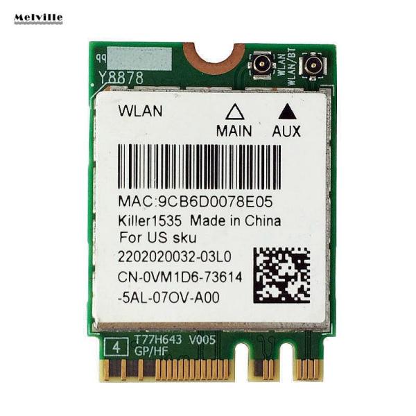 ■ゲーマー向け無線LANカード　Killer Wireless-AC 1535 M2 NGFF WiFi　　究極の早さ、究極の安定性■Model:QCNFA364A■インターフェース：M.2（NGFF 2230）■サイズ：22mm×30mm...