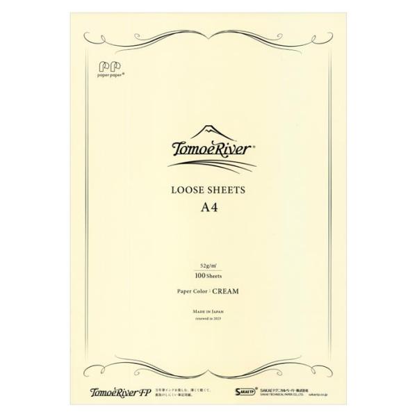 SAKAE サカエテクニカルペーパー ルーズシート NewトモエリバーFP A4 52g/m2 クリーム [SR-A4P-C]