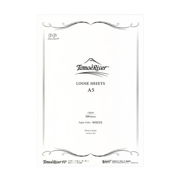 SAKAE サカエテクニカルペーパー ルーズシート NewトモエリバーFP A5 52g/m2 ホワイト [SR-A5P-W]