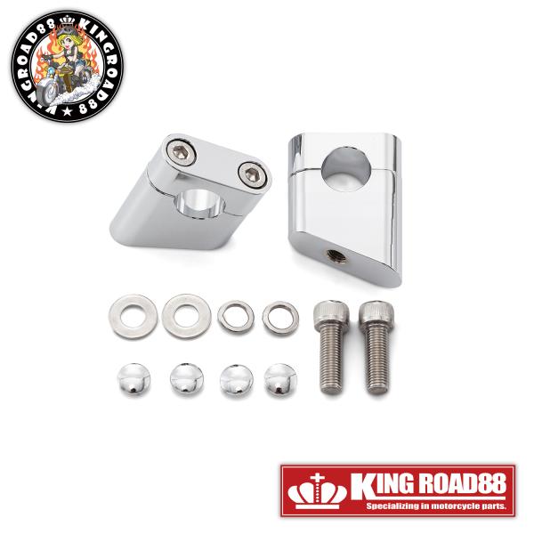 ■メーカー名：King Road 88■メーカー品番：KR88-XJOT002■商品名：セットバックホルダー■カラー：クロームメッキ■適合車種：ヤマハ XJR400 / 4HM / 前期※ご購入の際はご自分の車両の型に合わせて選択してくださ...