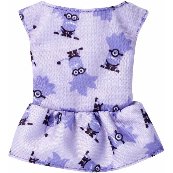 ■バービーの着せ替え衣装のシリーズより、バービーと人気キャラクター、ミニオンで有名なアニメ映画『怪盗グルーのミニオン危機一髪』のコラボ商品です。マテル社製。対象年齢3歳以上。■パッケージサイズ（約）:幅11.5×高さ9.5×奥行2.5cm原...