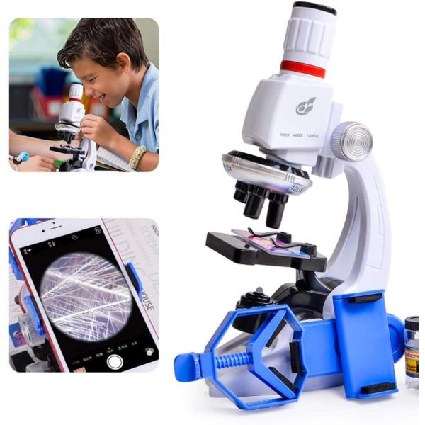 スターターキットのための洗練された科学機器の科学顕微鏡1200Xは非常に頑丈で、増幅は、実際に子供たちはほとんど何を見ることができます。理想的な贈り物は子供の興味を刺激し、自然を探索することができます。 顕微鏡は、科学的な探究と発見を奨励し...