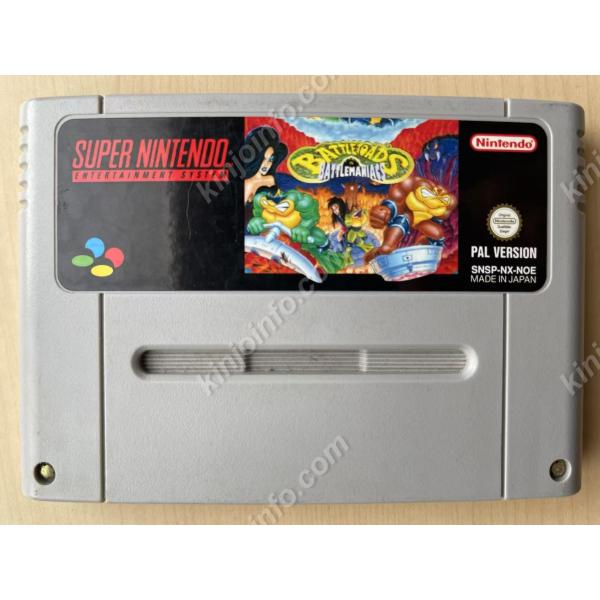 ■商品説明『Battletoads in Battlemaniacs』は、1993年10月にNintendoから発売されたSuper Nintendo Entertainment System用横スクロールアクションゲーム。・プラットフォー...