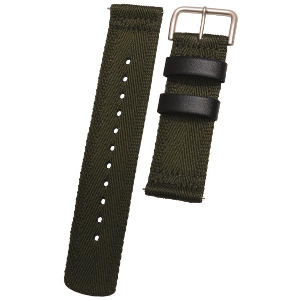 GA-2000E,GA-2000S-GA-2000SU,GA-2000用バンド(ベルト）■材質：ナイロン製■色：カーキ色（グリーン系）■美錠色：シルバー■バネ棒付き■ラグ幅：24mm※GA-2000以下の英数字が違っていてもご利用いただけます。