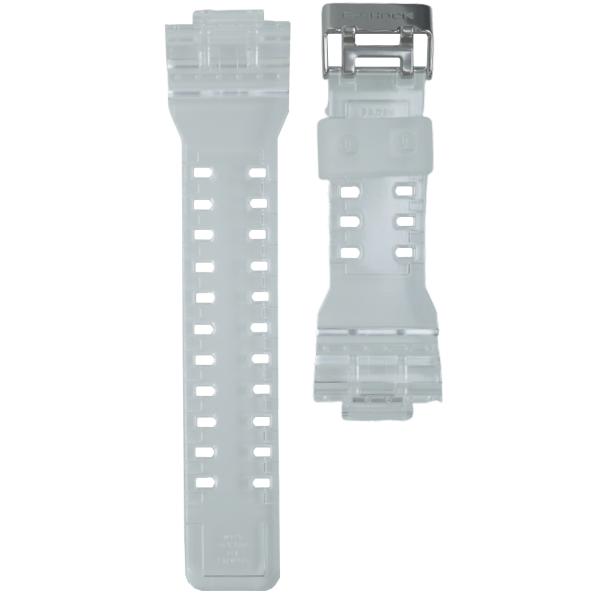 GA-700SKE用バンド（ベルト）・ウレタン樹脂製・色：クリアスケルトン・「バネ棒」は、ベルトに付属していません。　ご注文の際はプルダウンメニューより選択してください。