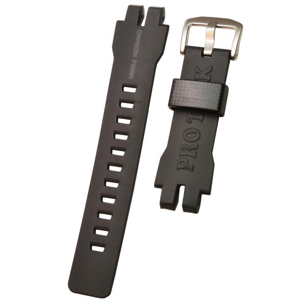 プロトレック PRW-6000Y,PRW-6100Y用ベルト■材質：ウレタン樹脂製(カーボン入り)■色：黒色【互換モデル】下記ウレタンバンドモデルにも取り付けできます。PRG-330,PRG-300,PRW-3000,PRW-S3000,P...