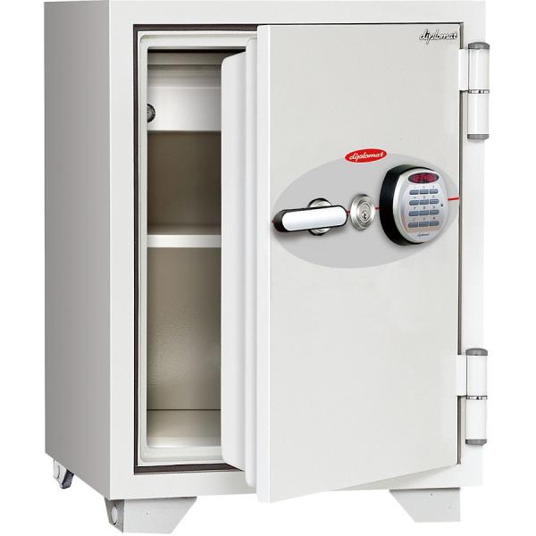 [種類]耐火金庫[外寸]幅470×奥行510×高さ660mm[内寸]幅350×奥行300×高さ480mm[容量]50リットル[重量]80kg[性能]警報機(アラーム)付き[付属品]鍵付引出し 1個(内寸:幅325×奥行265×高さ60mm)...