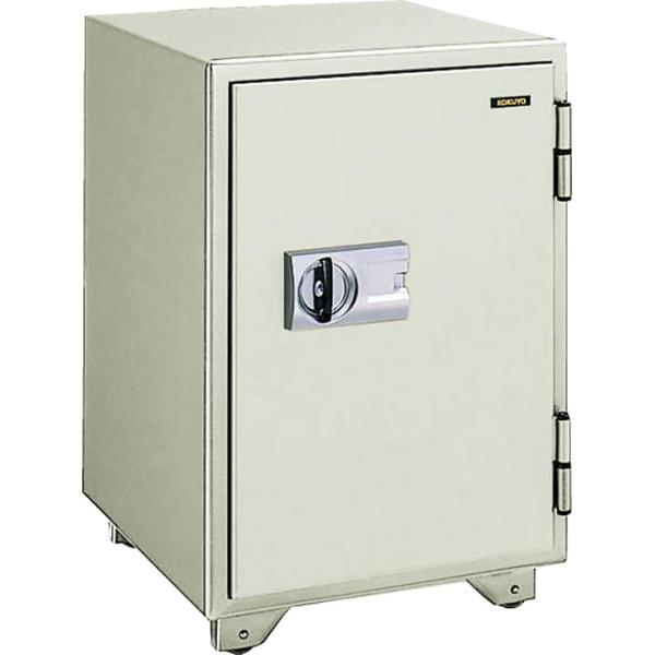 [種類]耐火金庫[外寸]幅475×奥行498×高さ698mm[内寸]幅325×奥行315×高さ490mm[容量]50リットル[重量]105kg[性能]一般紙用2時間耐火性能試験合格／JIS 急加熱・衝撃落下併用試験合格[付属品]棚板1枚 厚...