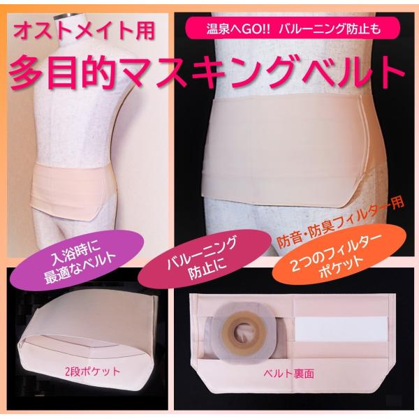 ストーマ造設以来、それ迄とは勝手が違う様々な悩みが発生しますが、まずはオストメイトの皆さんが温泉や公衆浴場にパウチを気にせず皆と一緒に入浴出来ないか、から着想した製品です。そのために極力目立たないマスキングベルトのデザインにこだわり、色、サ...