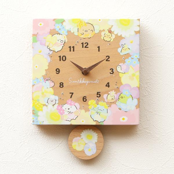 置き時計にも掛け時計にもなるスクエア型のお洒落な時計です。キラキラクリスタル付きでかわいい。上質な高級ぶな材を使用し、職人の手仕事で丹念に仕上げました。表面にUVカラー印刷でデザインがはいっております。※当商品は全て無垢材を使用しているため...