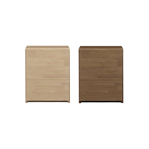 ヴァンスの40キャビネットです。左右対応（天板と台輪を外して箱を上下にひっくり返して天板台輪を取り付け）です。全体にすっきりとしたモダンなスタイルに仕上がっています。キャビネットは板戸とガラス戸の2種類からお選びいただけます。■商品名：キャ...