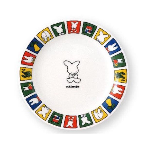 DOP-420122ミッフィー「MIFFY 70th/プレート(ナインチェ)」★2025年ミッフィーは誕生70周年を迎えます★ミッフィーの初めての絵本【NIJNJE】のイラストを使用したデザインや年代のちがう様々なミッフィーが並んだ特別なデ...