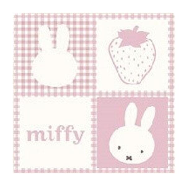 LIG-DBM2134ミッフィー「ストロベリー＆チョコレート/スクエアギンガムタオル(ピンク)」大人気【ミッフィー/MIFFY】グッズ☆彡人気アイテム《ミニタオル》■サイズ：W250×H250mm■生産地：中国■素材・成分：綿・キーワードM...