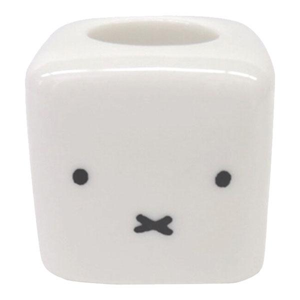 LIG-DBS163ミッフィー「ハブラシスタンド(お顔スクエア・ホワイト)」大人気【ミッフィー/miffy】グッズ☆彡おかお歯ブラシスタンド♪■サイズ：約40×36×40mm■生産地：中国■素材・成分：磁器・キーワードMIffy 誕生日 ギ...