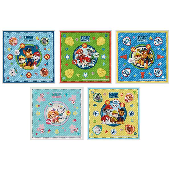 SKT-56608パウ・パトロール「おにぎりラップ 10P」包むだけで簡単に、可愛いキャラクターのおにぎりを作れるラップ。シートは10枚入り(5柄×2枚)。シートの中央にご飯を乗せてくるっと包み、付属のシールで留めれば出来上がり。手も汚れに...