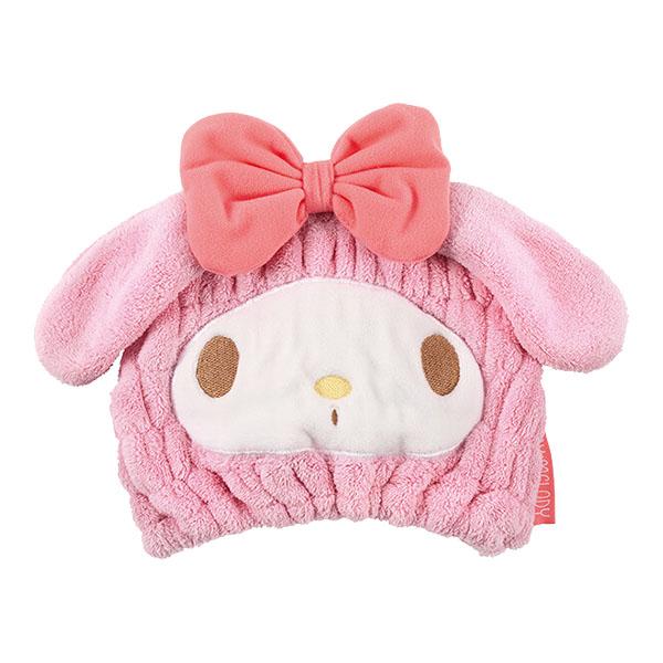 SKT-59098マイメロディ「吸水速乾 アニマルタオルキャップ」柔らかで肌触りのいいマイクロファイバー生地のタオルキャップ。お風呂上がりや水遊びの後などに頭に被るだけでしっかり吸水。被るとキャラクターに変身できて可愛い。マイクロファイバー...