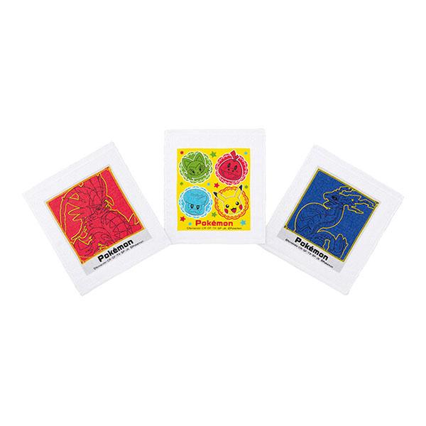 SKT-639333ポケットモンスター「おしぼりタオル3P」有ると便利なおしぼりタオルの3枚セット。普段使い用の予備、来客用にもぴったり。柄が3つあるので使い分けもできる。サイズ：約320×280mm■生産地：中国■素材・成分：綿100％・...