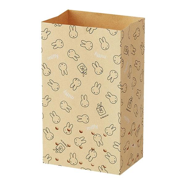 SKT-645044ミッフィー「紙製水切り袋 10枚入り」三角コーナーが要らない自立型の紙製水切り袋。水切り穴付き。濡れても破れにくい耐水紙使用。広げておくだけで自立する。三角コーナー不要で衛生的。長時間水に浸けたり、熱いものを大量に流した...