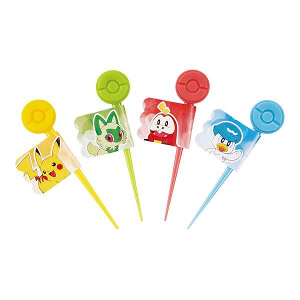 SKT-653483ポケットモンスター「ランチピックス(12P)」旗の付いた可愛いランチピックス。洗って繰り返し使える。■サイズ：約15×5×68mm■生産地：中国■素材・成分：ABS樹脂・キーワードスケーター ギフト 誕生日 プレゼント ...