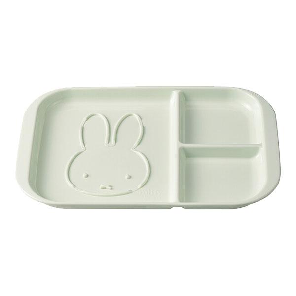 SKT-655487ミッフィー「モーニングプレート 仕切り付」キャラクターの大きな顔が可愛い仕切り付きのモーニングプレート。柄の部分の凹凸が蒸気を逃して、トーストが蒸れにくくサクサク感が長持ち。凸部分でトーストがプレートに直接接しない。凹み...