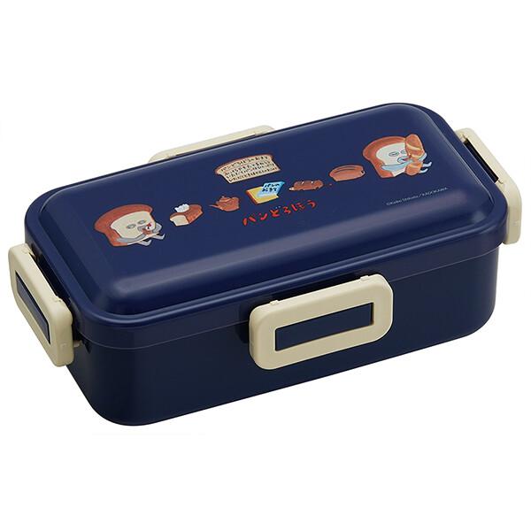 SKT-704062パンどろぼう「抗菌 食洗機対応 ふわっと弁当箱 530ml」ドーム型のフタでご飯もおかずもふわっと盛れる弁当箱(ランチボックス)。銀イオン配合の抗菌仕様。スリムタイプなので片手で持てて食べやすい。フタがドーム型なので、ソ...