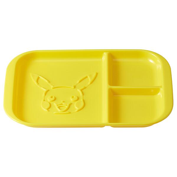 SKT-704895ポケットモンスター「モーニングプレート 仕切り付 」キャラクターの大きな顔が可愛い仕切り付きのモーニングプレート。柄の部分の凹凸が蒸気を逃して、トーストが蒸れにくくサクサク感が長持ち。凸部分でトーストがプレートに直接接し...