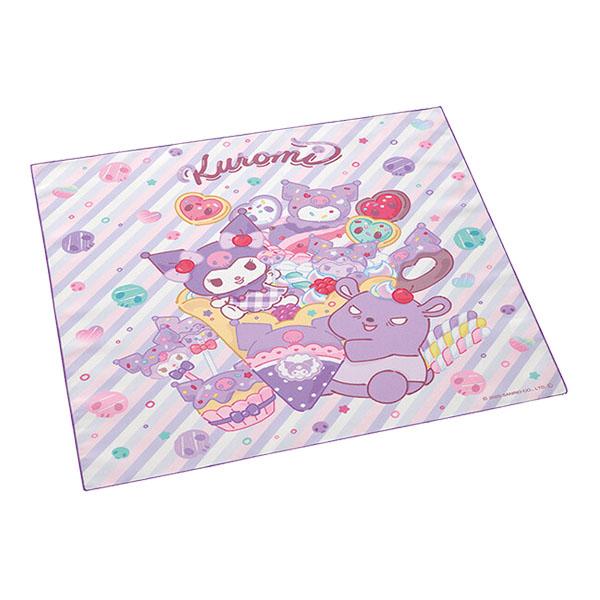 SKT-720833クロミ「Fancy Snacks Sweets/ランチクロス」お弁当箱を包むのにぴったりのランチクロス。子供やレディースのお弁当箱にちょうどいい大きさ。洗濯機で洗える。サイズ：約430×430mm■生産地：日本■素材・成...