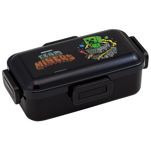 SKT-723353Minecraft（マインクラフト）「Team Mascots/食洗機対応 ふわっと弁当箱 530ml」ドーム型のフタでご飯もおかずもふわっと盛れる弁当箱(ランチボックス)。銀イオン配合の抗菌仕様。スリムタイプなので片手...