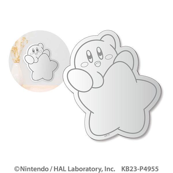 TSF-HK5537652WS星のカービィ「壁に貼るインテリアミラー(ワープスター)」玄関やトイレなど、好きな場所に貼り付けられます！お部屋のアクセントにもなるミラーです。■サイズ：約H219×W195×D1.5mm■パッケージサイズ：約H...