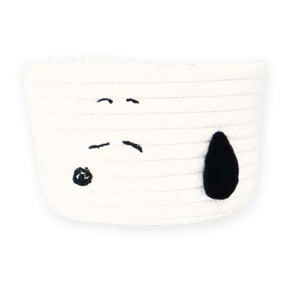 TSF-SN5545233SSピーナッツ「ロープバスケット(Sサイズ・すやすや)」人気のロープあみバスケットにスヌーピーが仲間入り！■サイズ：約H100×φ160mm■重さ：約132g■材質：ポリエステル、綿■原産国：中国・キーワードMif...