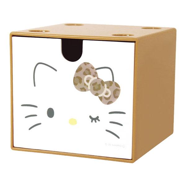 【発売日：2026年03月31日】TSF-SR5545403LEサンリオキャラクターズ「スタッキングチェスト(フェイス/ハローキティ/レオパード)」便利なスタッキングチェスト！小物入れにもぴったり！積み重ねて自分好みにカスタマイズできます♪...