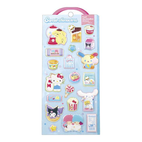 【発売日：2026年07月10日】TSF-SR5549311SNサンリオキャラクターズ「パールマシュマロシール(スナック)」パールのようなキラキラな光沢感が可愛いマシュマロシール！触りたくなる柔らか素材！約2mm厚■サイズ：約H175×W9...