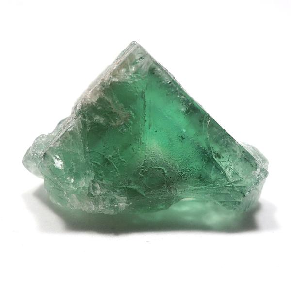 イギリスはレディアナベラ鉱山 Excavator Terminator Pocket産の、フローライト(蛍石)の標本。紫外線を当てると非常に強く蛍光するのが特徴です。フローライトはハロゲン化鉱物の一種で、炭火などで熱すると発光することから和...