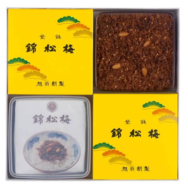 鰹節をはじめ、白胡麻、椎茸、きくらげ、松の実等の山海の素材で作り上げる「佃煮ふりかけ」。