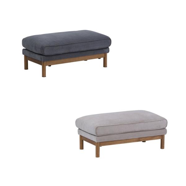 ■noraシリーズ■PANNE パンネ　オットマン単品■サイズ　幅500×奥行き950×高さ430mm■素材　ファブリック、アッシュ材■内部構造　ウェービングベルト、ウレタンフォーム、フェザー、スピニングスポンジ■塗装　オイル仕上げ【ご注文...