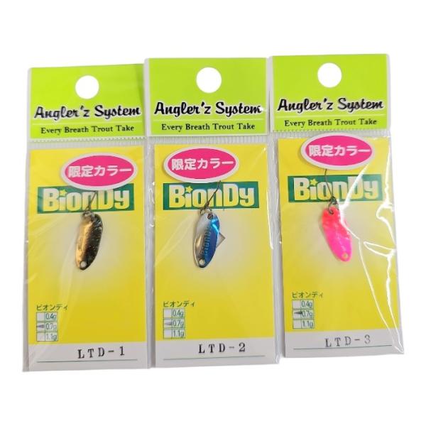 メーカー：アングラーズシステム 2025LTD限定カラーBionDy 0.4g・0.7g・1.1g2025LTD-12025LTD-22025LTD-3同形3ウェイト長さ：18.2mm幅：7.2mm貴重な一尾を獲りきる。トラウトトーナメンタ...