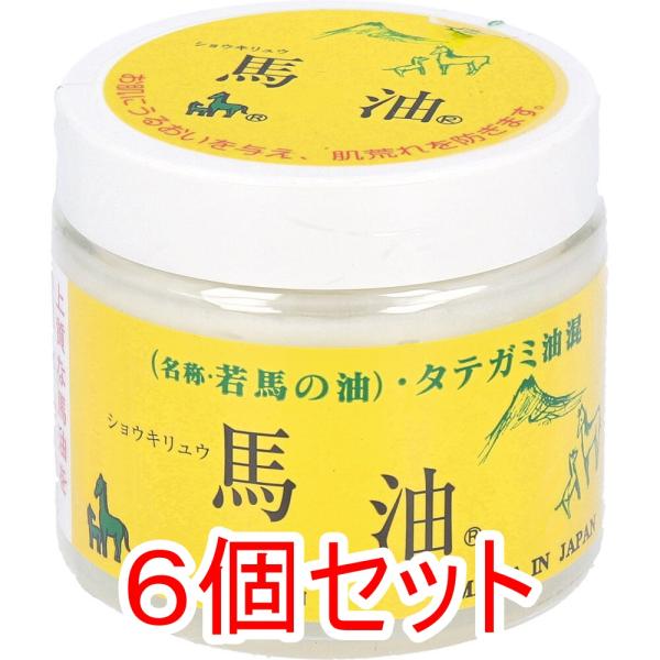 6個セットの販売です。上質な馬油を使用してあります。　お肌にうるおいを与え、肌荒れを防ぎます。馬の油は皮膚に吸収しやすく、乾燥したお肌に潤いを与えます。●防腐剤・殺菌剤は使用しておりません。