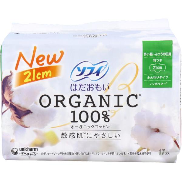 敏感肌にやさしい。女性にとって大切な生理期間を少しでも快適に過ごしてほしい。そんな想いから誕生した、生理用品シリーズです。●オーガニックコットン100％をデリケートな肌が触れる上層に使用。●肌トラブルに対する工夫。かゆみの一因であるつきっぱ...