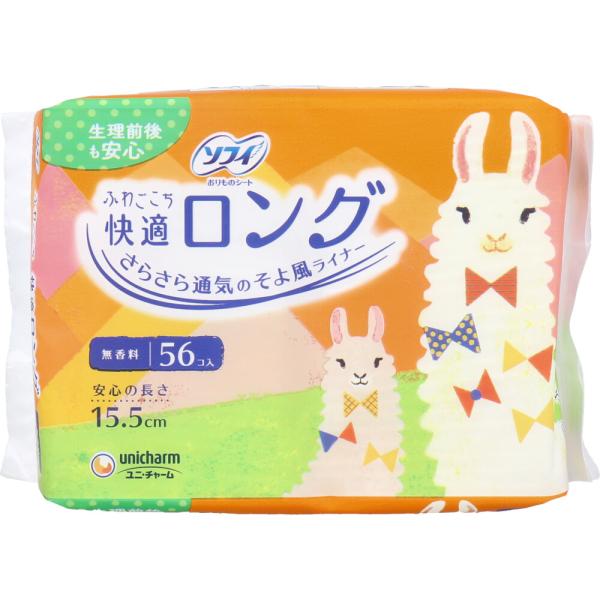 さらさら通気のそよ風ライナー！生理前後も安心。●生理前後も安心の設計。長さと幅がちょっと大きめ。ヨレにくい弾力性シート。●通気性シートでさらさら！全面通気性シートでムレを防ぐ。●ふんわり、肌にやさしい！ふわふわ素材の表面シートがクッションみ...