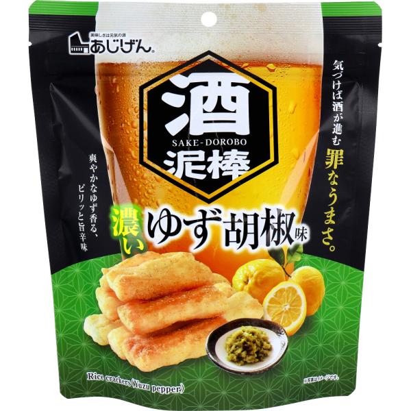 気づけば酒が進む罪なうまさ。爽やかなゆず香る、ピリッと旨辛味。●ゆず胡椒の爽やかな味わいとピリっとする辛みが口いっぱいに広がり、あと引くうまさ。●どんなお酒とも相性抜群！今日の一杯に、最高のパートナーをどうぞ。●濃いゆず胡椒味。