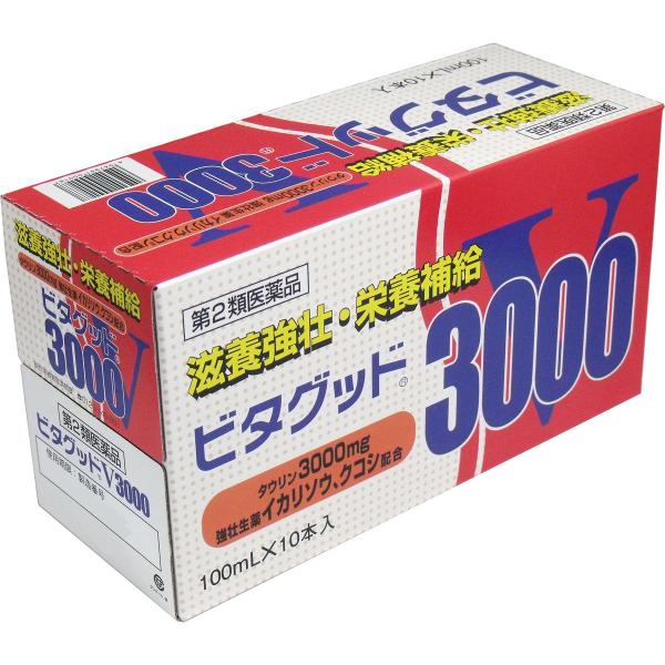 滋養強壮・栄養補給！！タウリン3000mg・強壮生薬イカリソウ、クコシ配合！！【効果・効能】滋養強壮、虚弱体質、肉体疲労・病中病後・食欲不振・栄養障害・発熱性消耗性疾患・産前産後などの場合の栄養補給【用法・用量】成人(15才以上)1日1回1...