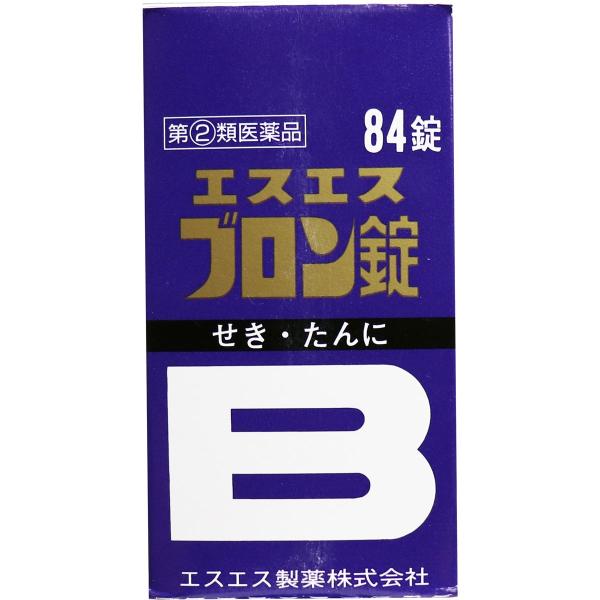 ※お一人様1個までの販売です。※購入頻度により、キャンセルまたは出荷調整いたします。●エスエスブロン錠は、せきをしずめ、たんの排出をうながす効果にすぐれた白色の糖衣錠です。 ●12才未満は服用しないこと。