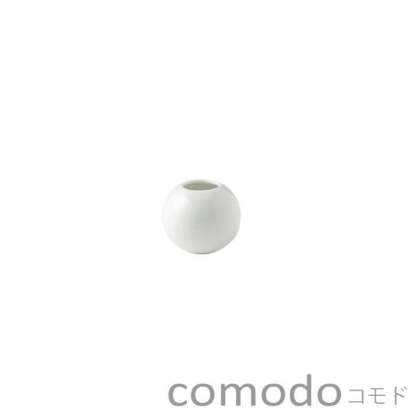 「comodo」とはイタリア語で「くつろぎ」という意味があります。丸く優しいフォルムがゆったりとしたくつろぎのテーブルを演出します。【comodo ようじ立て】サイズ：Φ6.0×6.0×5.0cm容量：75cc素材：磁器生産：日本電子レンジ...