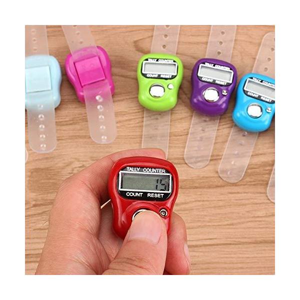 数字LEDスクリーンディスプレイ、5桁は0から99999までカウント。簡単にリセット：カウンターのリセットノブで、それはボタンを回すことによって簡単にリセットされます。クリッカーはABS樹脂で作られており、小さな押し音があり、快適に使用でき...