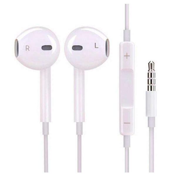 iPhone iPad用 イヤホン イヤフォン ジャック 3.5mm　インナーイヤー型 高音質　通話可能 音量調節可能　マイク リモコン機能付　新品未使用　ホワイト■コード長さ：1m■カラー：ホワイト　【商品特徴】透明な音質:高音から重低音...