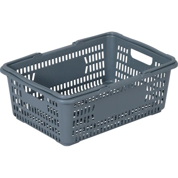 小型・軽量のサンショップカーゴ＜用途・特徴＞・店舗用のプラスチック製買い物かごです。